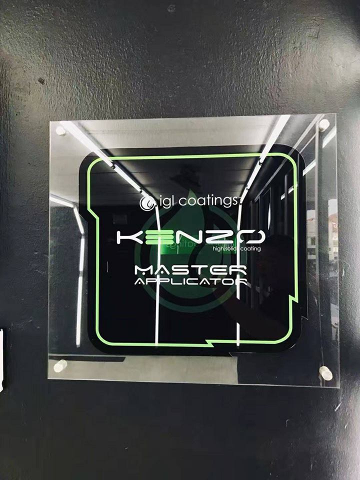 Enseigne IGL COATINGS Kenzo master installer